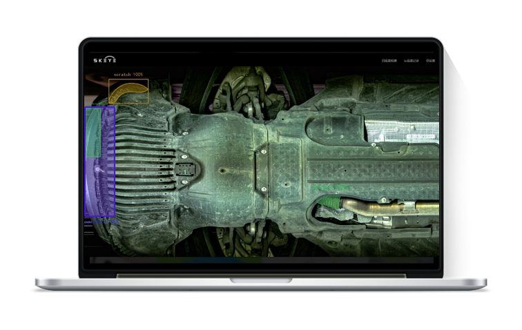 Used Car AI Laser Scanner