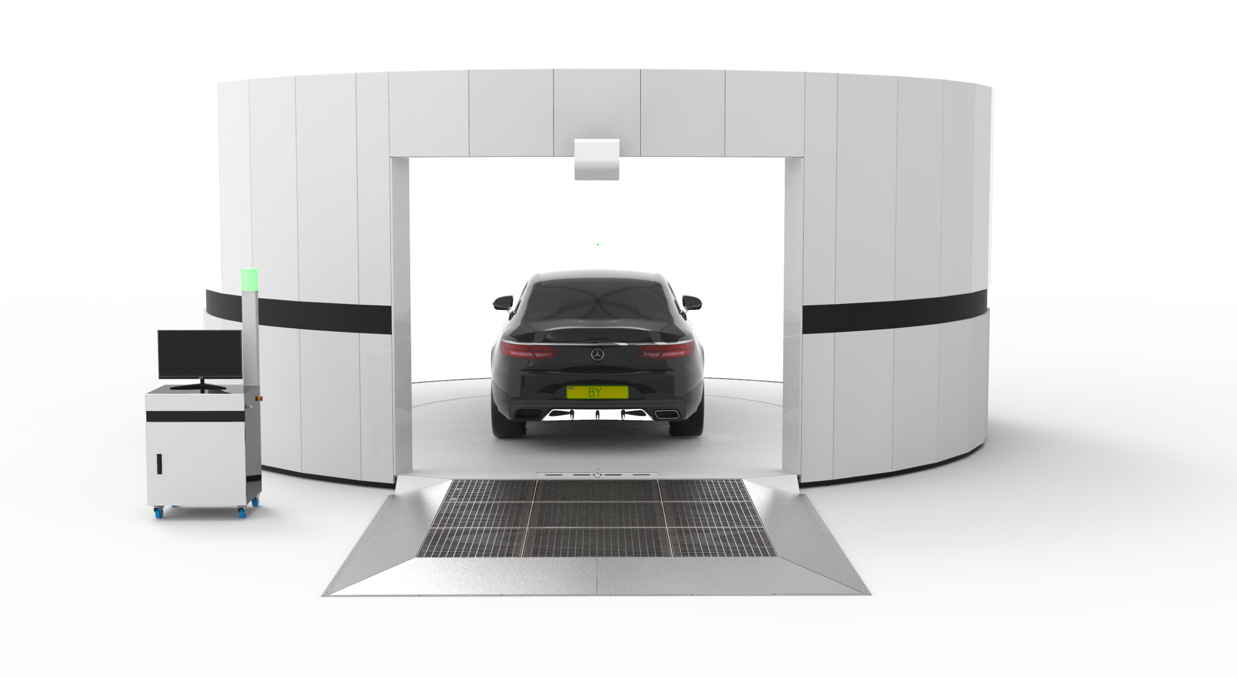 360-degree car body defect inspection